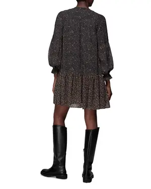 Whistles Riley Degrade Leaves Dress