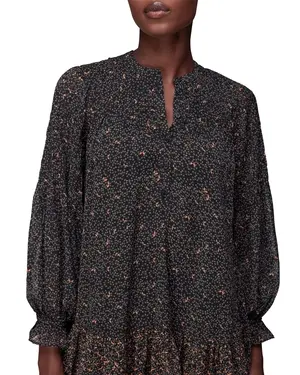 Whistles Riley Degrade Leaves Dress