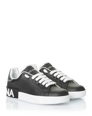 Dolce & Gabbana Low-top Sneakers - Black/silver