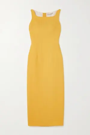 EMILIA WICKSTEAD Cleo Open-back Cloqué Midi Dress