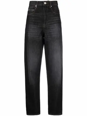 MARANT ETOILE High-waist Straight-leg Jeans