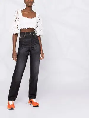 MARANT ETOILE High-waist Straight-leg Jeans