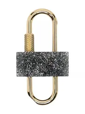 Givenchy Two-tone Glittered Padlock - Gold
