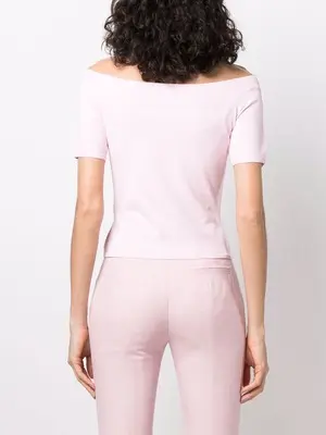 Alexander McQueen Cold-shoulder Knit Top