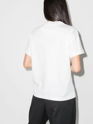 JIL SANDER Logo-patch T-shirt - White