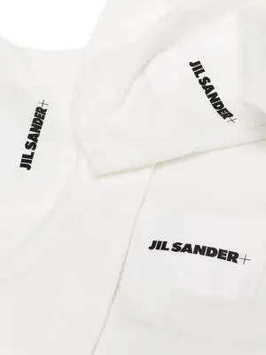 JIL SANDER Logo-patch T-shirt - White