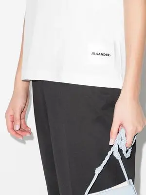 JIL SANDER Logo-patch T-shirt - White