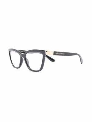 Dolce & Gabbana Logo Cat-eye Glasses