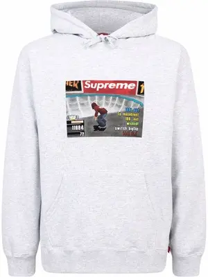 トップス Supreme x Thrasher Sweater Heather Grey Supreme Thrasher Crewneck Heather Grey Men's - FW24 - GB