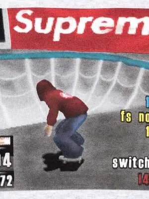 Supreme X Thrasher Graphic-print Hoodie