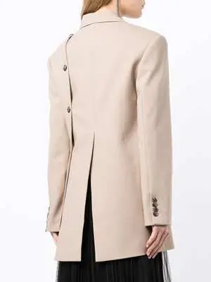 Rokh Asymmetrical Button Blazer