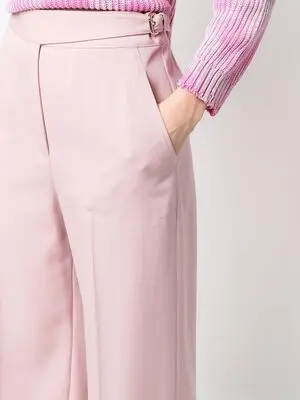 Red Valentino Side-buckle Flared Trousers