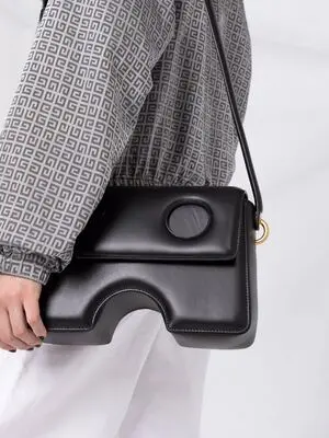 Off-White Sculpted Shoulder Bag - Black