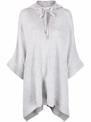 Michael Kors Fine-knit Hooded Cape
