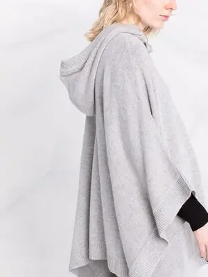 Michael Kors Fine-knit Hooded Cape