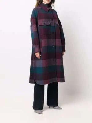 Isabel Marant Fontizi Check-pattern Coat