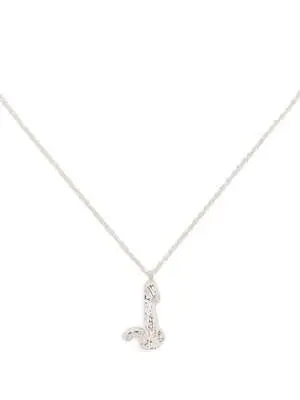 LOVENESS LEE J Alphabet Pendant Necklace - Silver