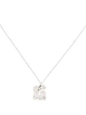LOVENESS LEE Alphabet Pendant Necklace - Silver