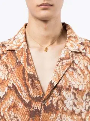 LOVENESS LEE Q Alphabet Pendant Necklace - Gold