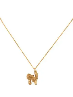 LOVENESS LEE N Alphabet Pendant Necklace - Gold