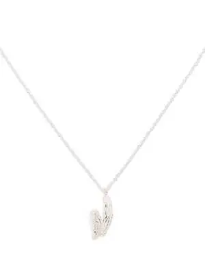 LOVENESS LEE V Alphabet Pendant Necklace - Silver