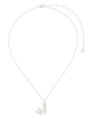 LOVENESS LEE W Alphabet Pendant Necklace - Silver