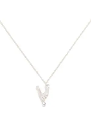 LOVENESS LEE Y Alphabet Pendant Necklace - Silver