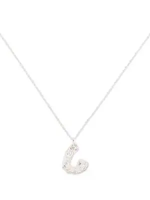 LOVENESS LEE C Alphabet Pendant Necklace - Silver