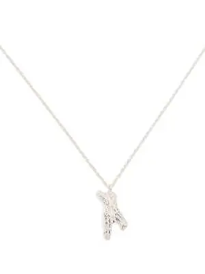 LOVENESS LEE A Alphabet Pendant Necklace - Silver