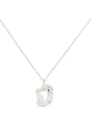 LOVENESS LEE D Alphabet Pendant Necklace - Silver