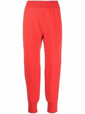 Alberta Ferretti Ribbed Knit Track Pants