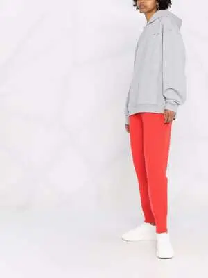 Alberta Ferretti Ribbed Knit Track Pants