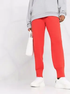 Alberta Ferretti Ribbed Knit Track Pants