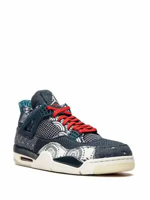 JORDAN Air 4 Retro Se Sashiko Sneakers - Blue