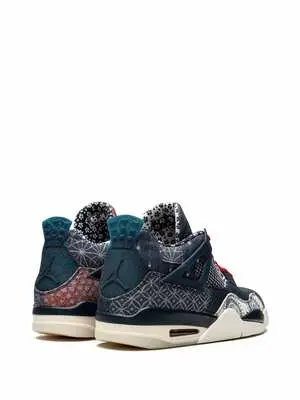JORDAN Air 4 Retro Se Sashiko Sneakers - Blue