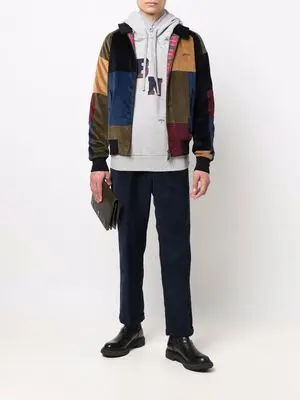 Baracuta X Noah Patchwork Corduroy Jacket In Blue - 44% Off