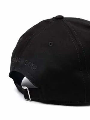 Dsquared2 Icon-embroidered Logo Cap - Black