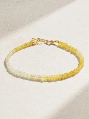 Jia Jia Gold Sapphire Bracelet - Yellow