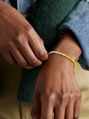 Jia Jia Gold Sapphire Bracelet - Yellow
