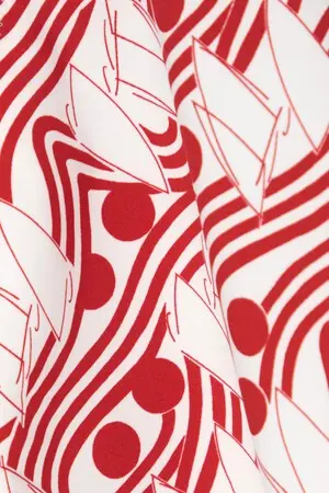 Fisch Net Sustain Printed Stretch-econyl Bikini Briefs