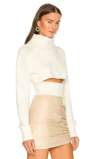 Nbd Winston Cropped Turtleneck Sweater