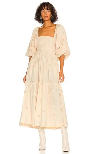 dahlia embroidered maxi dress burgundy road Strapless Dahlia Sequins Embroidered Maxi Dress – CHICIDA main image 1