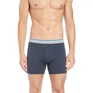 Mack Weldon 18 Hour Boxer Briefs - Blue Night