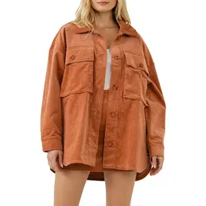 Grey Lab Spread Collar Jackets For Women