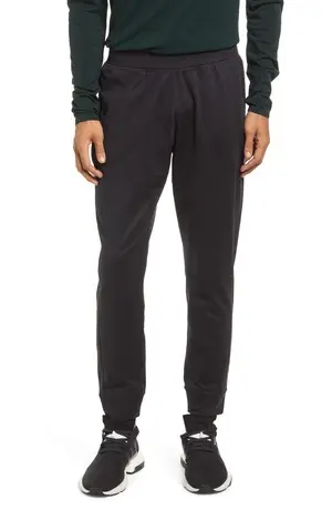 Zella Cozy Active Fleece Joggers - Black