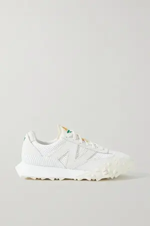 NEW BALANCE Casablanca Xc-72 Perforated Leather And Suede Sneakers
