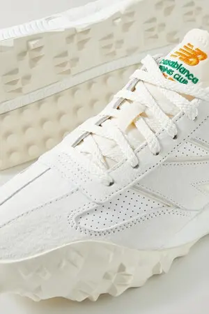NEW BALANCE Casablanca Xc-72 Perforated Leather And Suede Sneakers