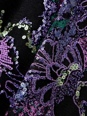 Elie Saab Embellished Tulle Gown
