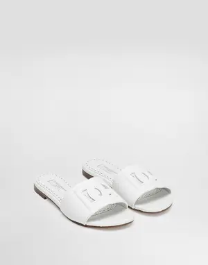Dolce & Gabbana Flat Calfskin Slippers