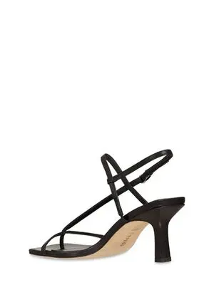 AeydĒ 65mm Elise Leather Thong Sandals